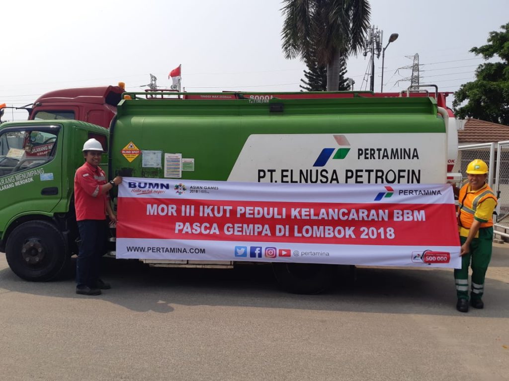 Pertamina MOR III Kirimkan Bantuan Fisik untuk Korban Gempa Lombok ... Pertamina MOR III Kirimkan Bantuan Fisik untuk Korban Gempa Lombok ...