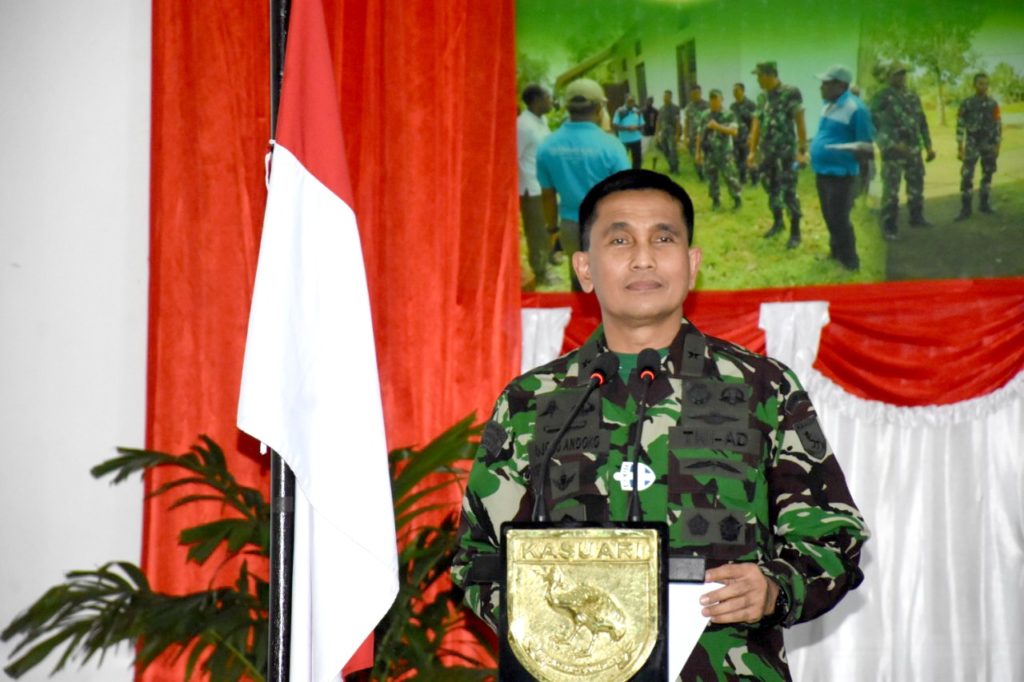 Ini Pesan Pangdam Kasuari kepada Satuan BKO Teritorial 2020 - MONITOR