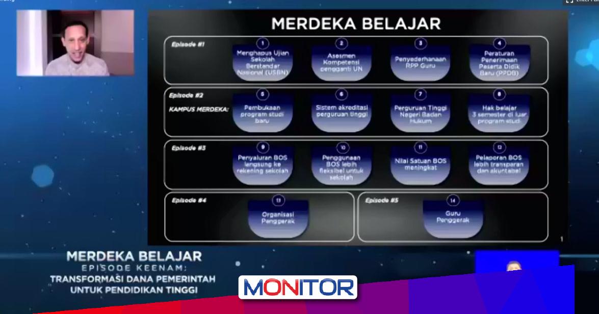 Merdeka Belajar Episode 6, Ada Tiga Program yang Diluncurkan Mendikbud - MONITOR
