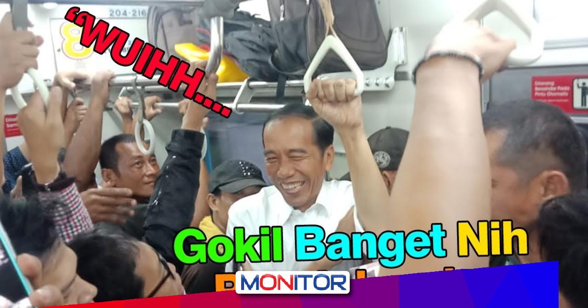 Surprise Jokowi Berdesak Desakan Naik Krl Commuter Line Ke Bogor Monitor