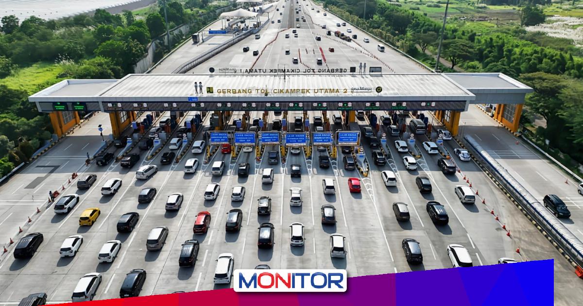 Jasa Marga Catat 471 Ribu Kendaraan Kembali ke Jabotabek pada H1 s.d H+1 Lebaran 2024 - MONITOR