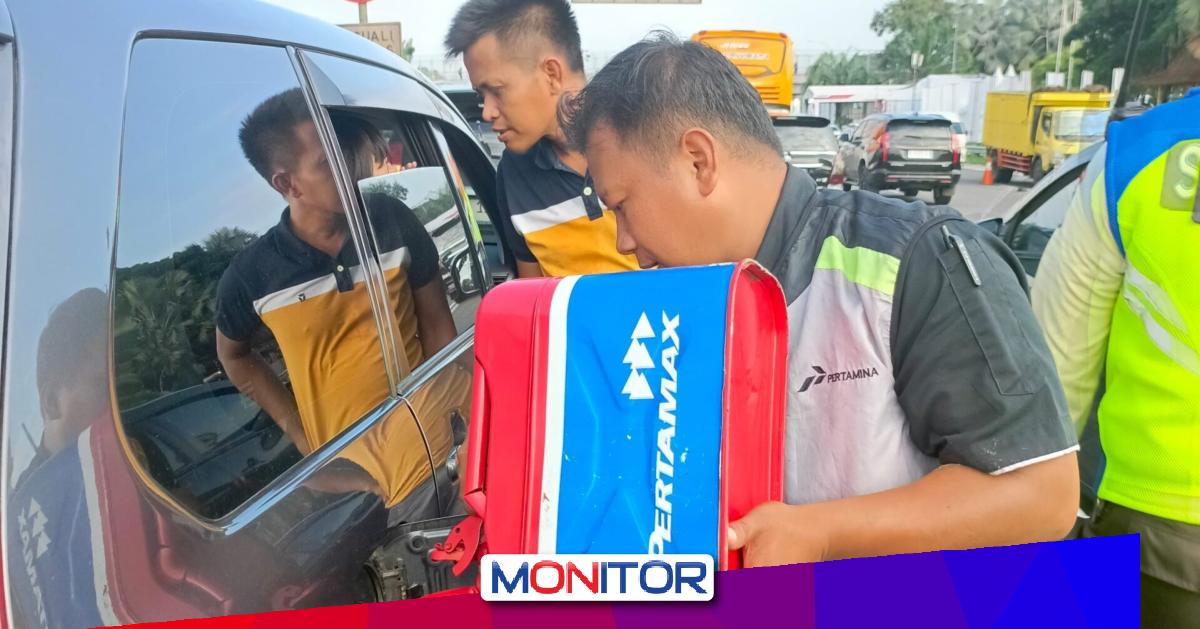 Sigapnya Motoris Pertamina Layani Pemudik yang Kehabisan BBM - MONITOR