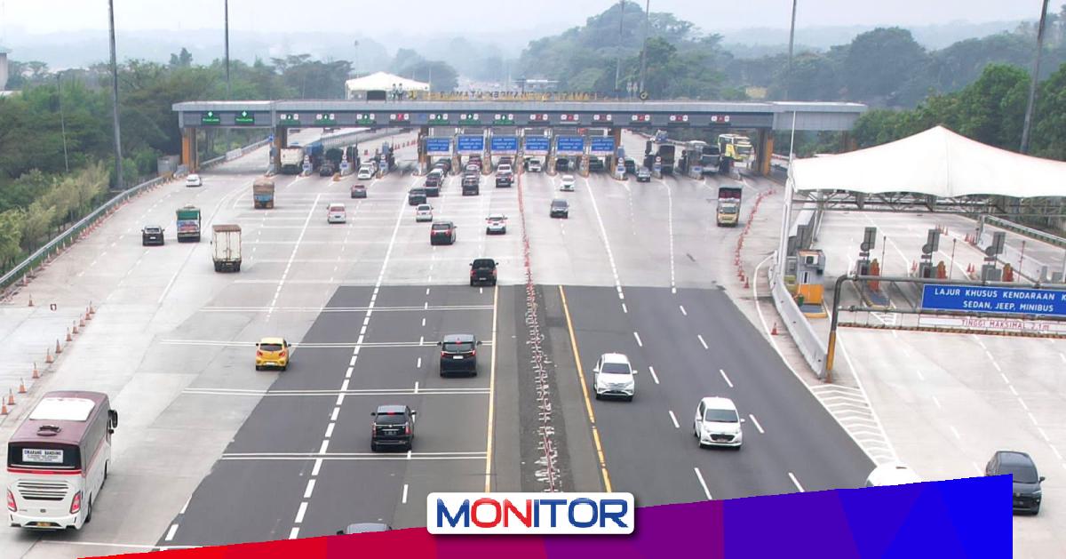 Jasa Marga Catat 184 Ribu Kendaraan Kembali ke Jabotabek Usai Libur Paskah - MONITOR